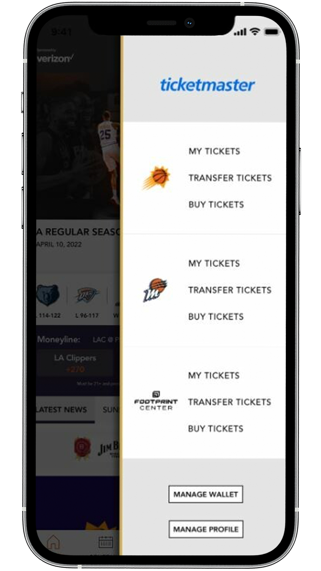 Manage Tickets